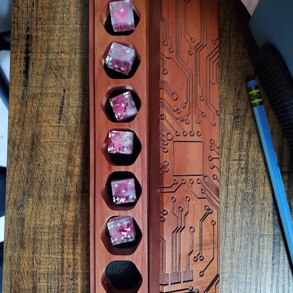 Patchwork Circus - Dnd Single D20 - Sharp Edge Polyhedral Handmade ...