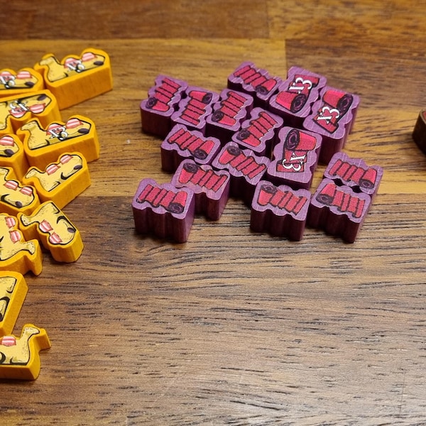 LORDS of WATERDEEP Meeples Upgrade Kit Stickers + Free Scoundrels of Skullport • Decals Kit ...