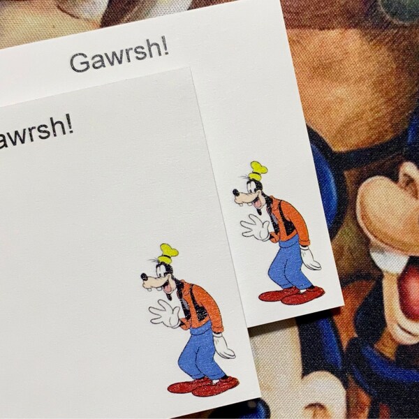 Goofy Custom Sticky Notes // 3x3, Personalized Gift Idea, Custom ...