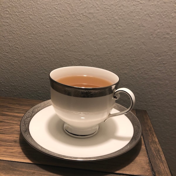 Hannibal Teacup – Mikasa Crown Jewel Platinum Cup & Saucer | NBC ...