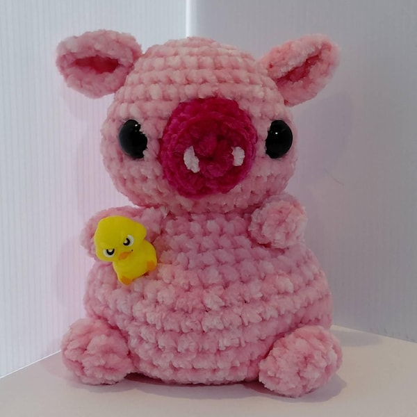 Crochet PATTERN: Pepe the Couch Pig - Weighted Amigurumi (english ...