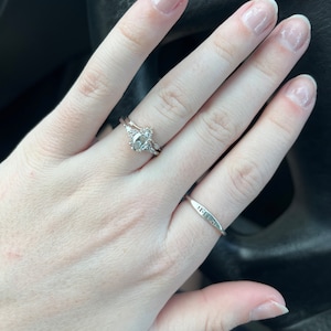 Unique Antique Style Victorian Wedding Rings Set Dainty - Etsy