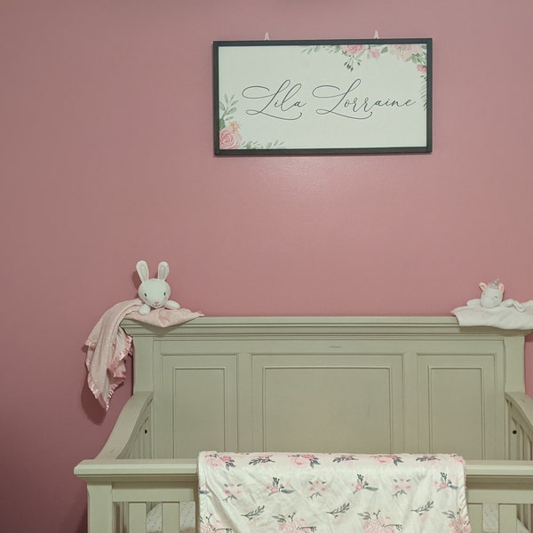 Girl Name Sign | Girl Name Decor | Girl Room Decor | Girl Nursery Decor ...