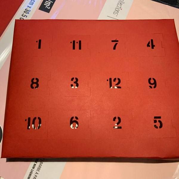 Advent Calendar Book SVG & Digital Paper Set | Digital File | Advent ...