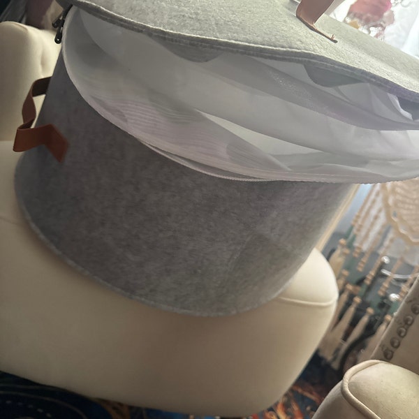 Hat Boxes for Women Storage & Men Hat Box Hat Storage Box - Large Hat ...