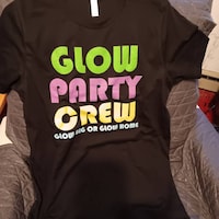 Glow Party Crew T-shirt Glow Party Crew, Glow Party, Glow in the Dark ...