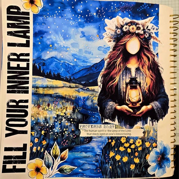 OLW COURAGE - Bible Journaling Printable, Faith Based Art Journaling ...