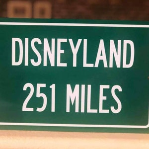 Personalized Highway Distance Sign To: Custom Location, Great Unique ...