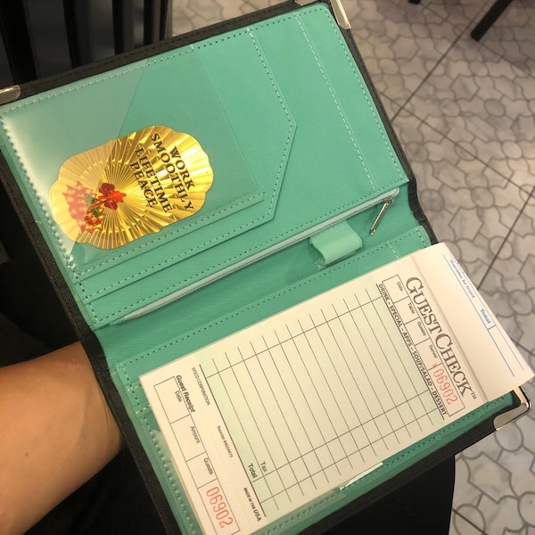 Sonic Server® Marble Style Server Book for Restaurant Waitress Waiters ...