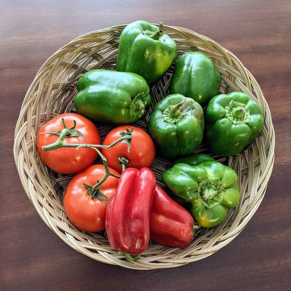 Handmade Philippine Coco Midrib Round Baskets: Bread, Food, Floral - Etsy