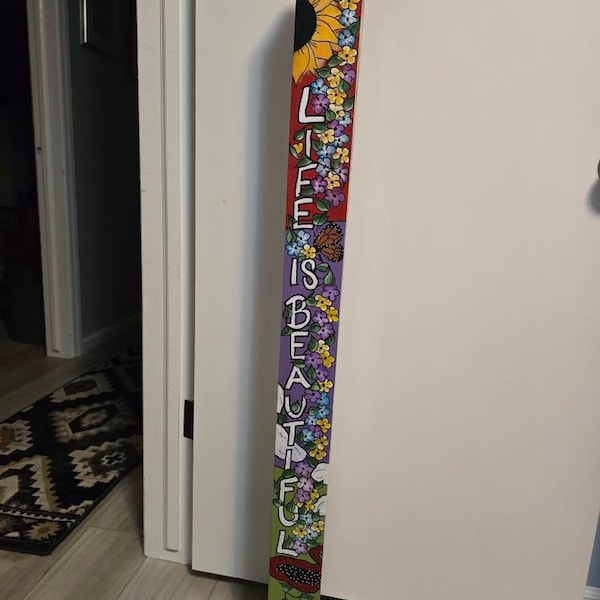 Garden Post 48" Custom, Personalized Garden Post, Outdoor Décor, Unique ...