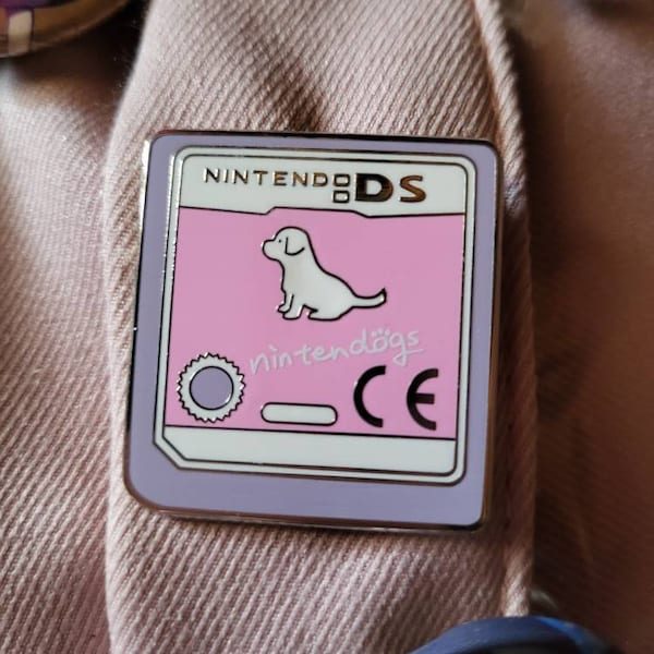 Nintendogs Game Cartridge Inspired Hard Enamel Lapel Pin Badge - Etsy