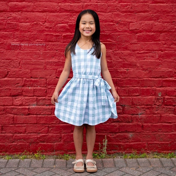 Livie Tank and Dress, Girl Tank, Girl Dress Pdf, Girl Pdf, Sewing Pdf ...