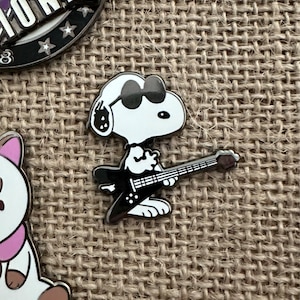 Punk Snoopy Hard Enamel Pins - Etsy