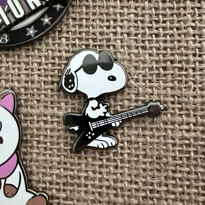 Punk Snoopy Hard Enamel Pins - Etsy