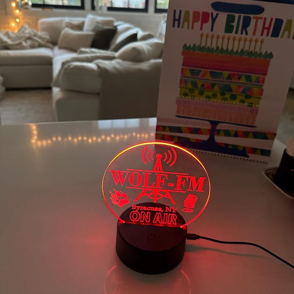 HAM Radio Callsign LED Edge Lit Sign (custom!) - Etsy