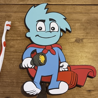 Pajama Sam Wall Art Papercraft - Etsy