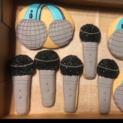 Singer Microphone Fondant Cookie Cutter and Stamp 1376 - Etsy