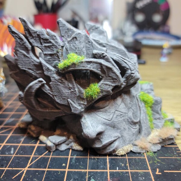 Arcane Sanctum STL File Ancient Ruins Wargame Terrain Miniature ...