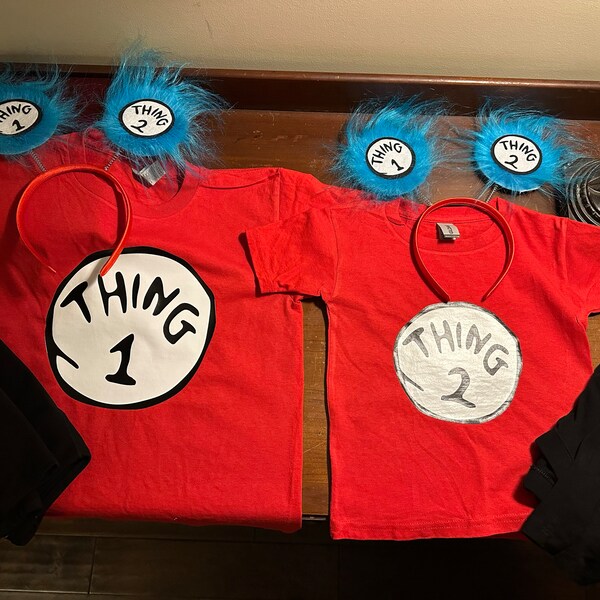 Thing 1 and Thing 2 Svg Png Dxf Eps - Etsy