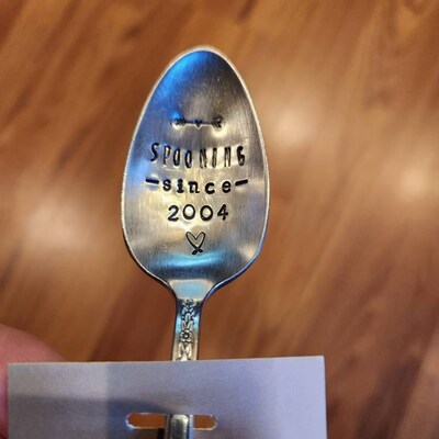 Personalized Spoon Necklace, Spoon Jewelry, Silverware Jewelry, Stamped ...