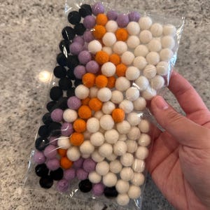 Color Chart for Wool Felt Balls Cutest Little Garlands Felt Ball Chart ...