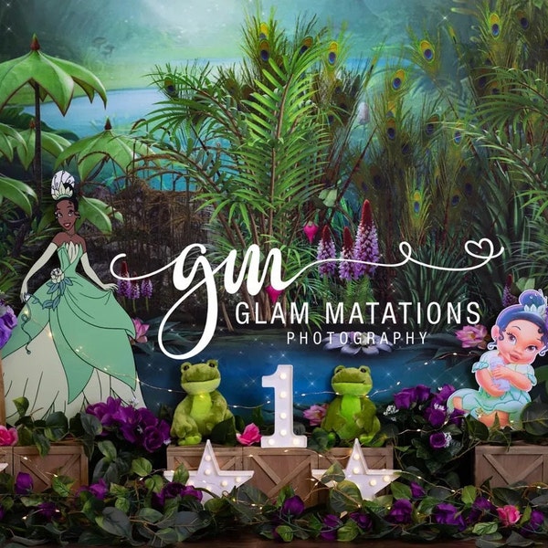 One (1) Tiana Princess Character Prop - Princess Frog Themed Party ...