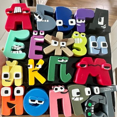 Russian Alphabet Figures Full Set 33 Letters - Etsy