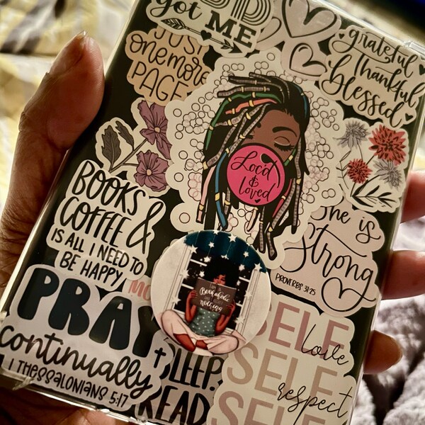 Inspo Sticker Pack Black Girl Planner Stickers Black Woman Handmade ...
