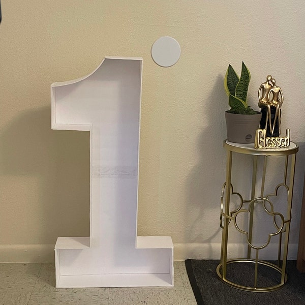 Number 1, Mosaic Numbers, Number One Mosaic Template From Balloons ...