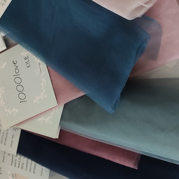 Sample of the Softest Tulle, Color Swatch of Softest Tulle,color Card ...