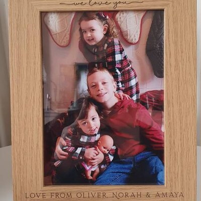 Our First Father's Day Photo Frame Gift for Dad Daddy Dada Photo Frame ...