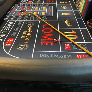 Craps Table Top With Diamond Walls for an 8 Foot Pool Table - Etsy