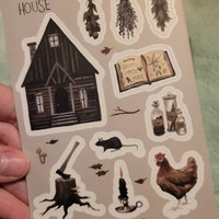 The Witch's House Sticker Sheet, Witchy Stickers, Homestead, Witchcraft ...
