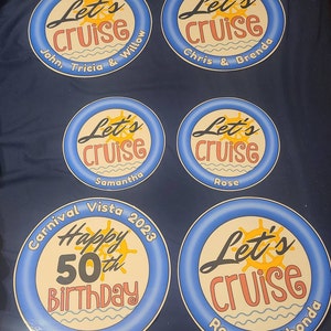 Let's Cruise Personalized Cruise Door Magnet - Etsy
