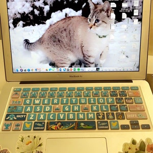 Stitch Keyboard Sticker/cover for MacBook Pro and Air Decal for Apple ...