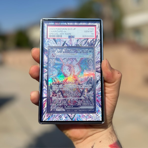 Perrin and Hisuian Growlithe Custom Pokemon Card Frame - Etsy