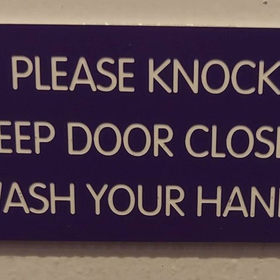 Custom Engraved 1.5x3inch Plaque Suite Sign Wall Door Placard Badge ...