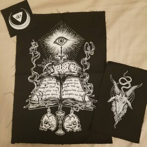 Apocalyptic Lamb - Screen Printed Backpatch - Etsy