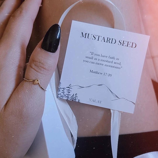 Mustard Seed Ring · Mountain Ring · Rings for Women · Best Gifts for ...
