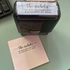 Thank You Stamp, Thank You Self Inking Stamps, Modern Thank You Stamp ...