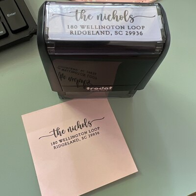 Multicolor Stamp, Custom Stamp With 2 or 3 Ink Color, Personalized ...