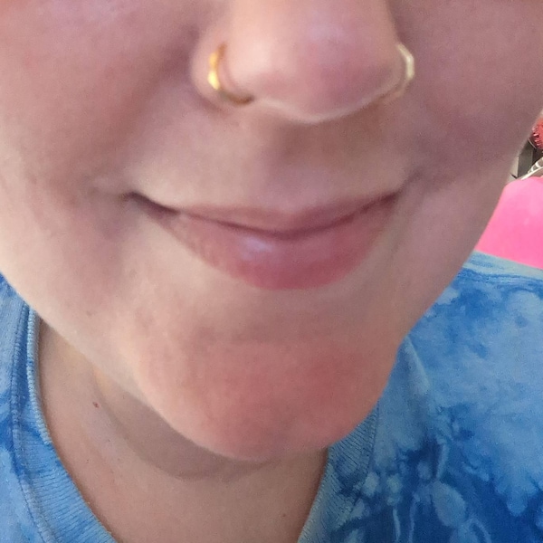 00G/0G/2G/4G/6G/8G/10G/12G/16G/18G/20G Gold Implant Grade Titanium Large Gauge Thick Septum ...