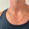 Solid 14K Gold Franco Box Chain 1.5mm 2mm 2.3mm 2.5mm 3mm 4mm 7mm, Mens ...