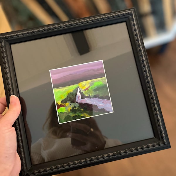 Small Modern Artwork, Original One of a Kind Art, Expressionist Style ...