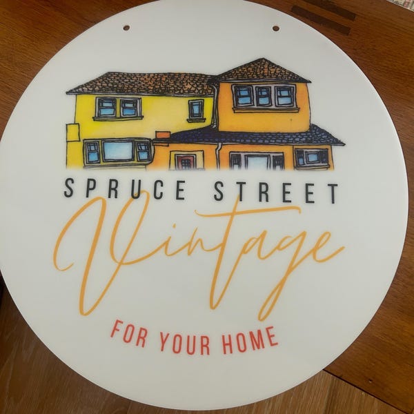 QR Code Social Media Sign W/ Wood Stand Scannable Office Table Desk ...