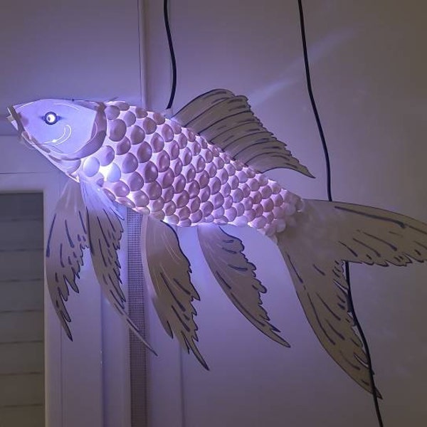 3-pack Paper Koi Lantern: DIY Fish Lamp Kit - Etsy