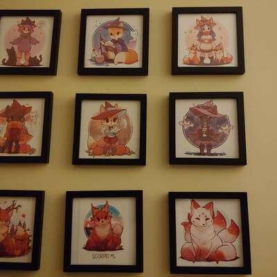 Cute RPG Class Animals Stickers And/ or Prints 6x8 or 8x10 Approx Bard ...