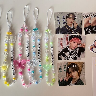 Fearnot Lightstick/phone Beaded Charm Kpop Lightstick - Etsy