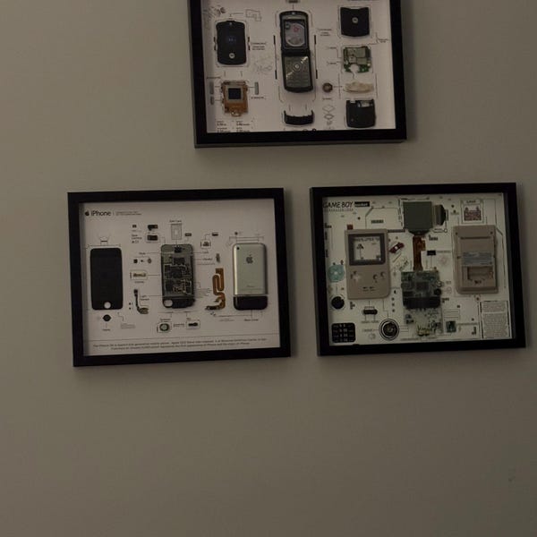 Disassembled Gameboy Advance Frame, Disassemble Art, GBA Teardown ...